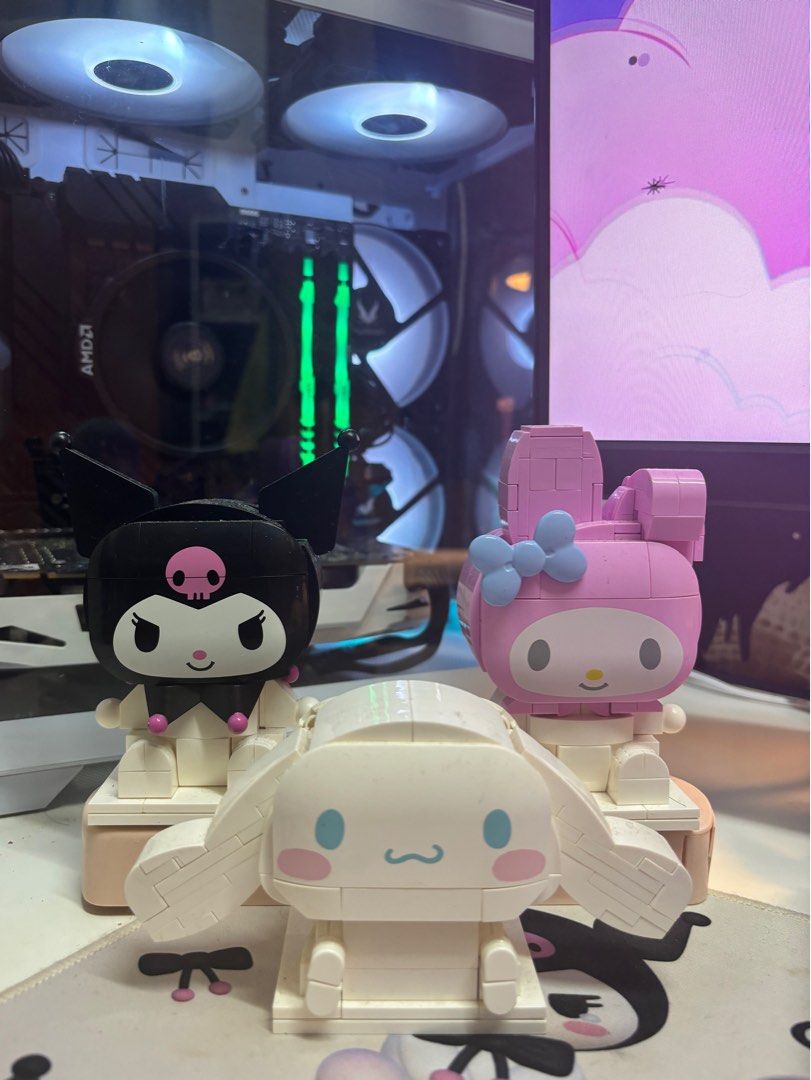 Kuromi & My Melody & Cinna Building Blocks Keeppley, Hobbies & Toys ...