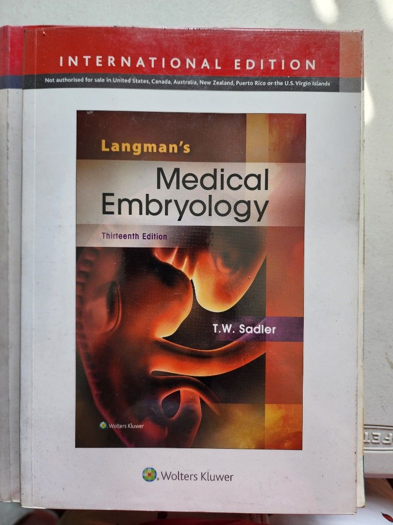 Langman's Medical Embryology 13th Ed International edition, Hobbies ...
