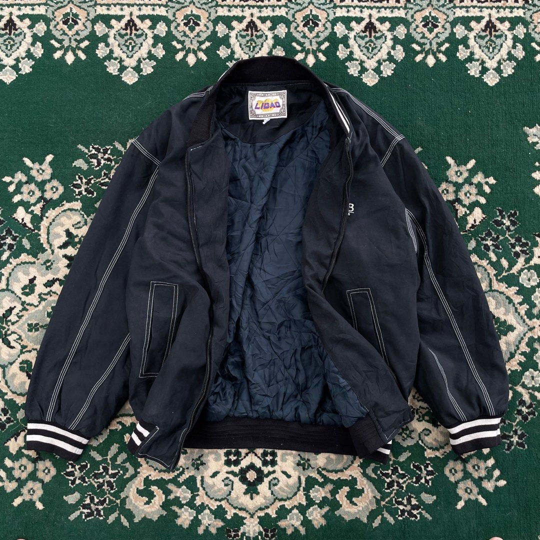 L&B varsity jacket boxy cut, Fesyen Pria, Pakaian , Baju Luaran di ...
