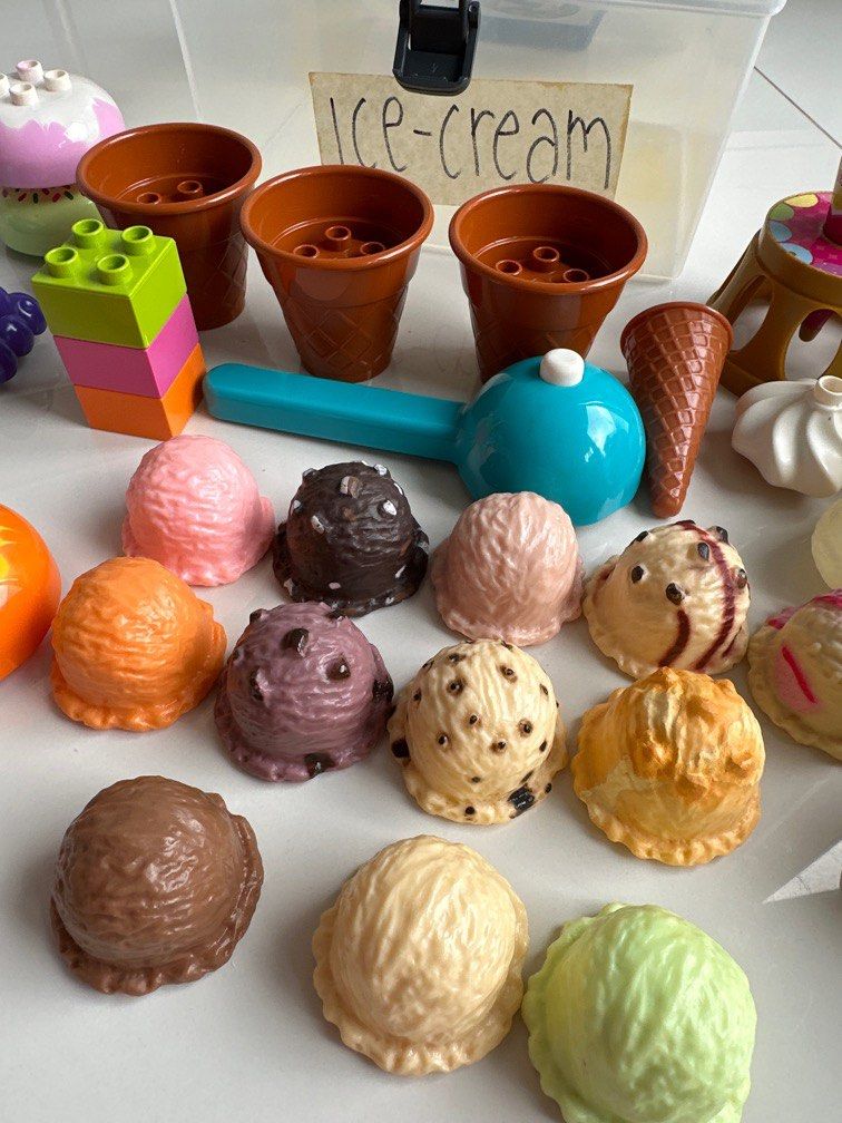 Lego Duplo Icecream set and Icecream Tower, Hobbies & Toys, Toys ...