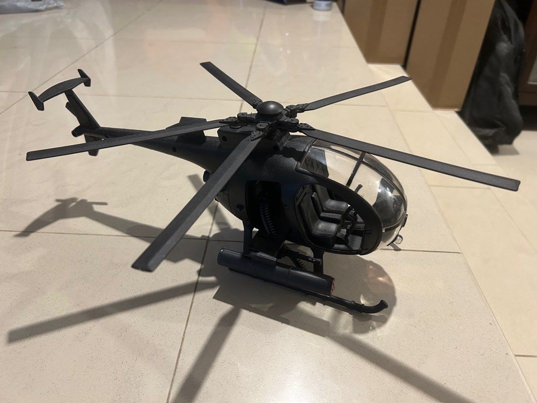 LITTLE BIRD HELICOPTER 3.75 inch scale 1/18 scale gi joe g.i joe ...