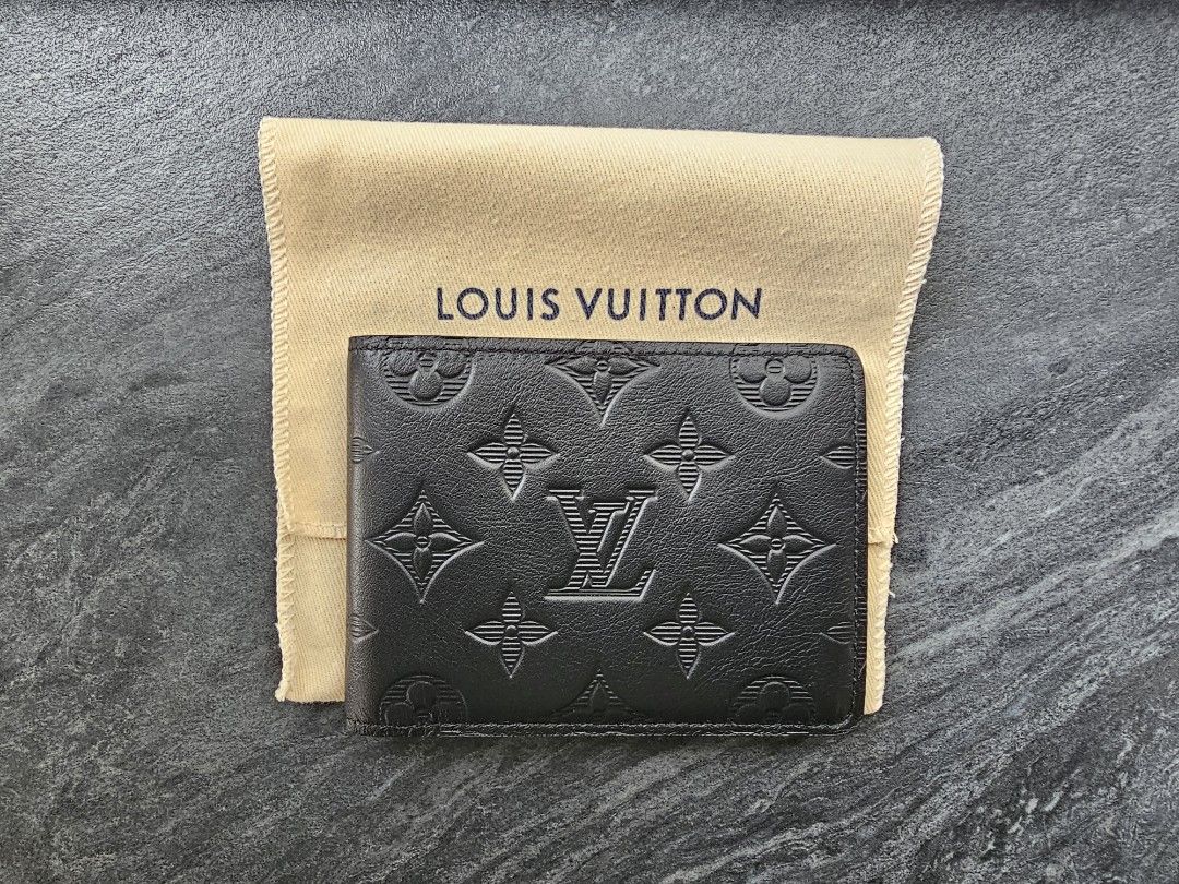 Louis Vuitton Multiple Wallet with Black Monogram Shadow, Luxury, Bags & Wallets on Carousell