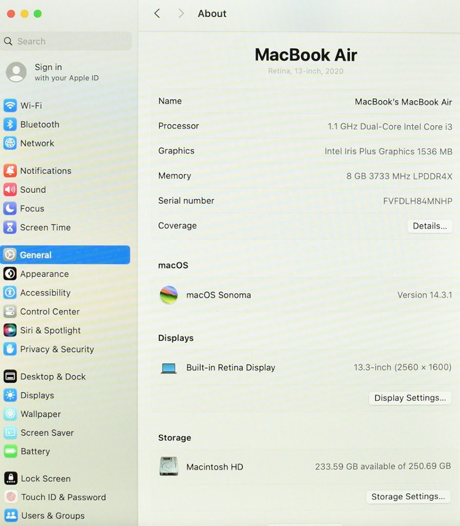 MacBook Air 2020 - Complete Box Package (8GB Ram, 256GB SSD), Computers & Tech, Laptops ...