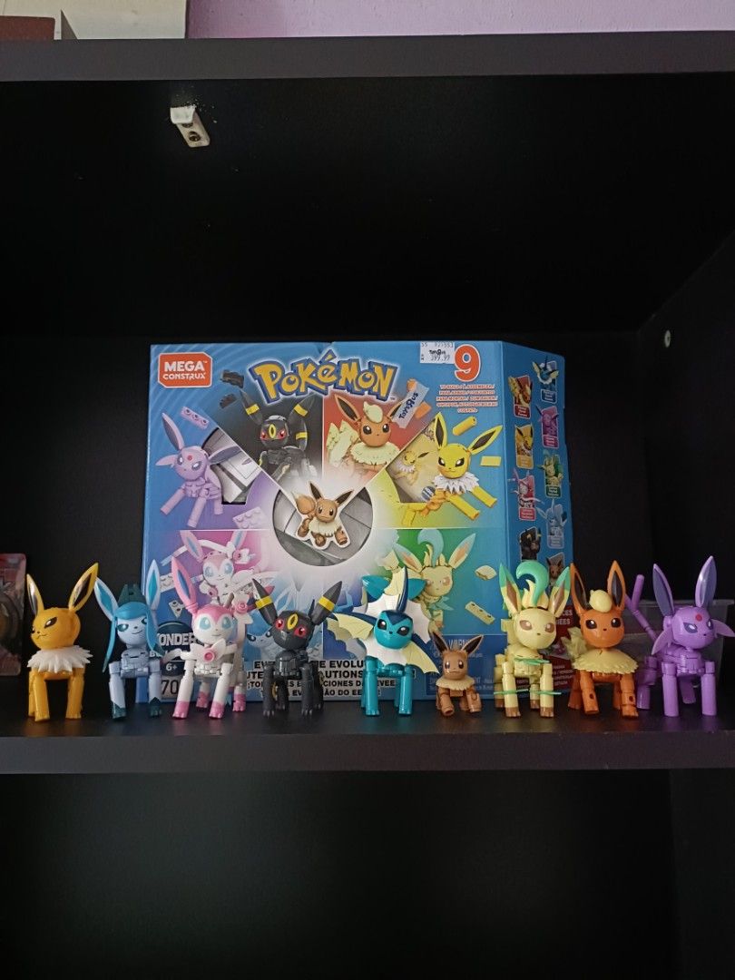 MATTEL MEGA BLOCKS POKEMON EEVEE EVOLUTION BLOCK 470 PIECES, Hobbies ...