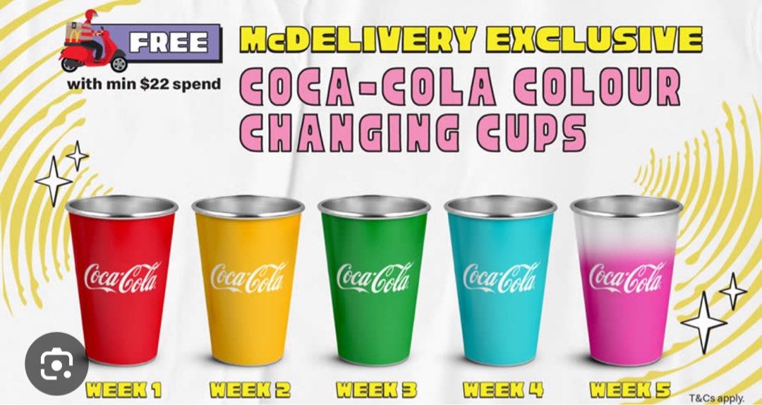Mcdonalds colour changing cup, Hobbies & Toys, Memorabilia ...