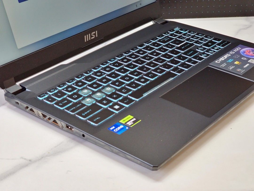 Msi Cyborg 15 A12VF i7 12th Gen 16GB RAM 512GB SSD RTX 4060 8GB VRAM 15 ...