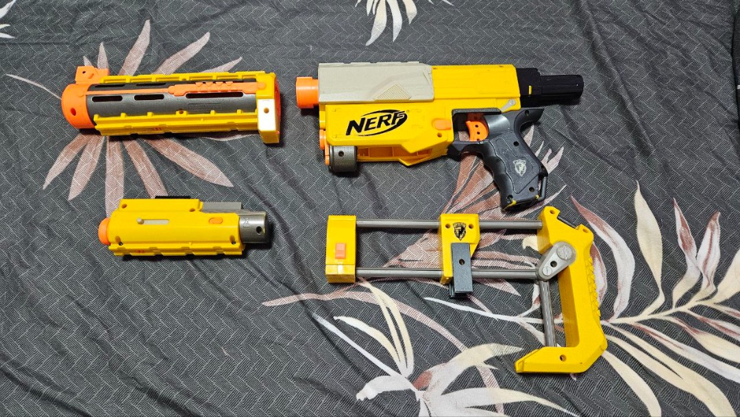 Nerf Retaliator (Yellow) on Carousell