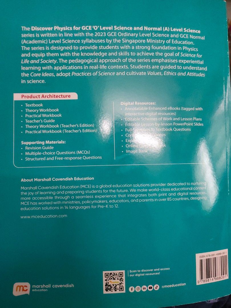 O Level Physics GCE O level and Normal Academic Level Science DISCOVER ...