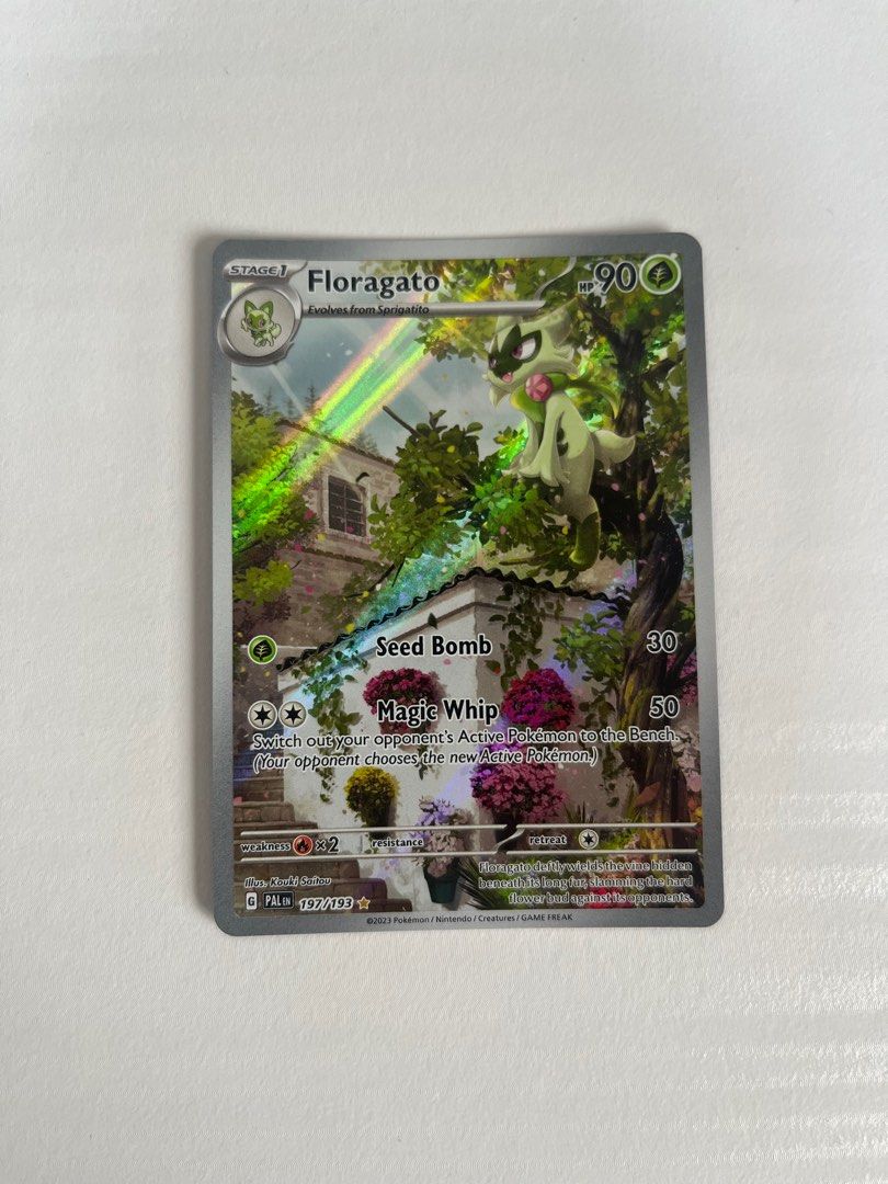 Pokémon SV02 Floragato, Hobbies & Toys, Toys & Games on Carousell