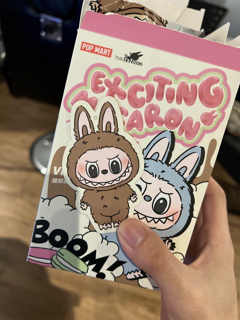 Popmart Labubu Exciting Macaron - Toffee, Hobbies & Toys, Toys & Games ...