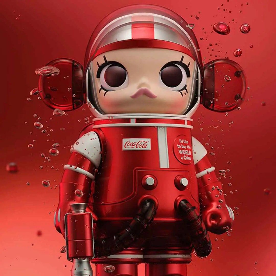 Popmart MEGA Space Molly Coca-Cola Classic Edition Coke 400%, Hobbies ...