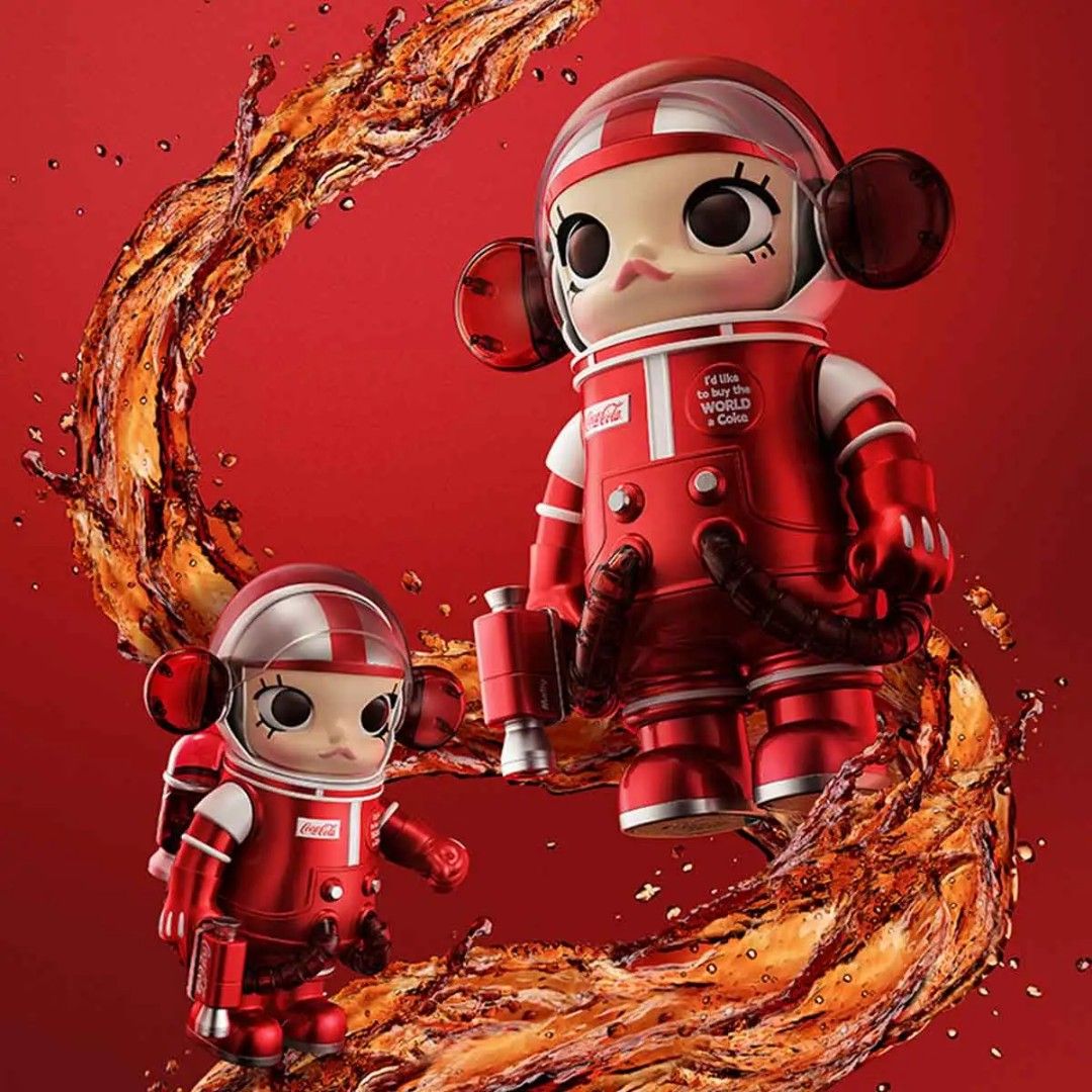 Popmart MEGA Space Molly Coca-Cola Classic Edition Coke 400%, Hobbies ...