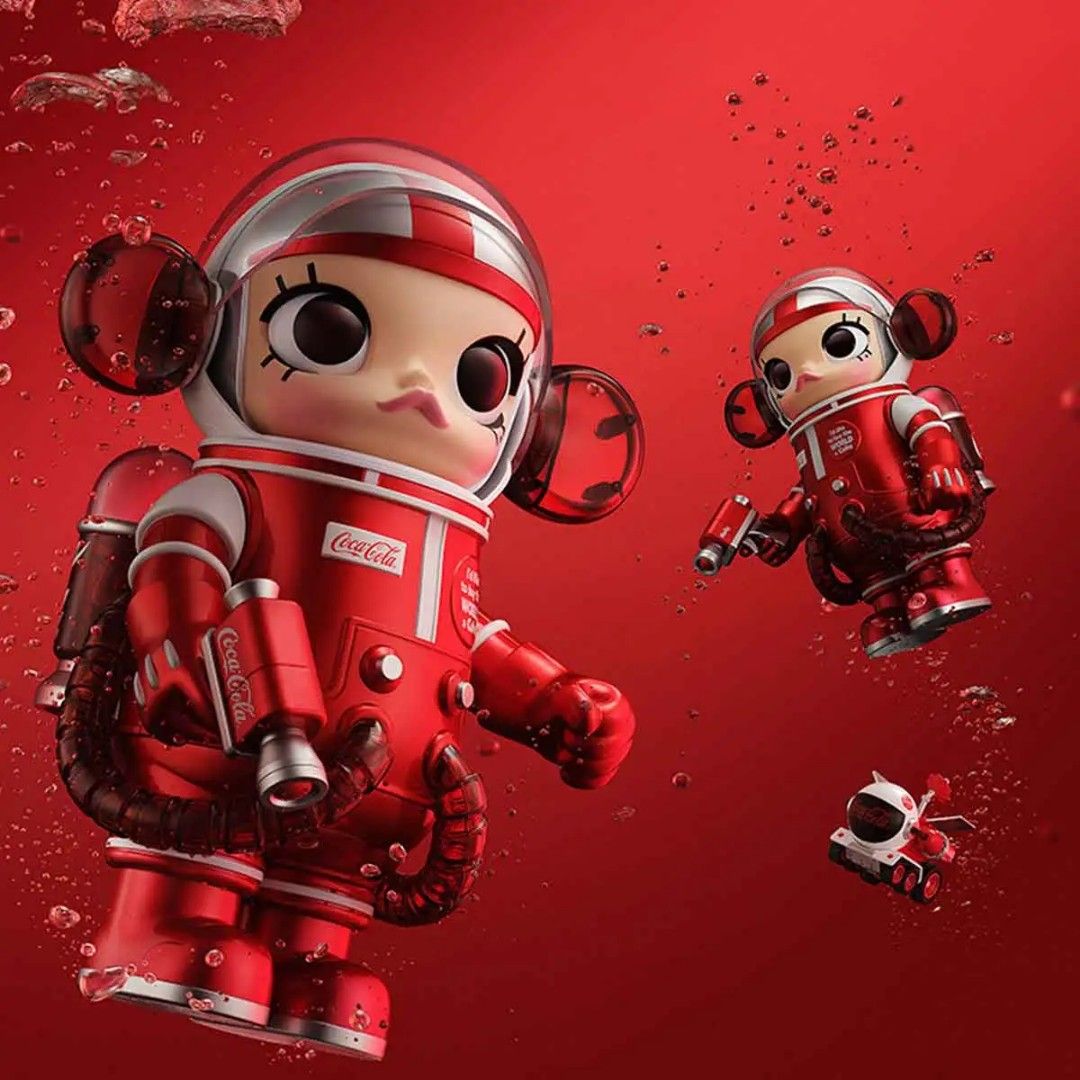 Popmart MEGA Space Molly Coca-Cola Classic Edition Coke 400%, Hobbies ...