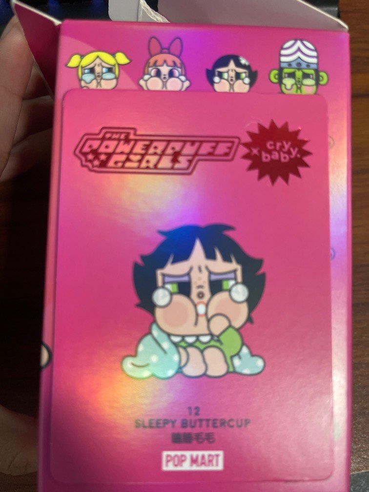 Powerpuff Girl Cry Baby Pop Mart (Sleepy Buttercup), Hobbies & Toys ...