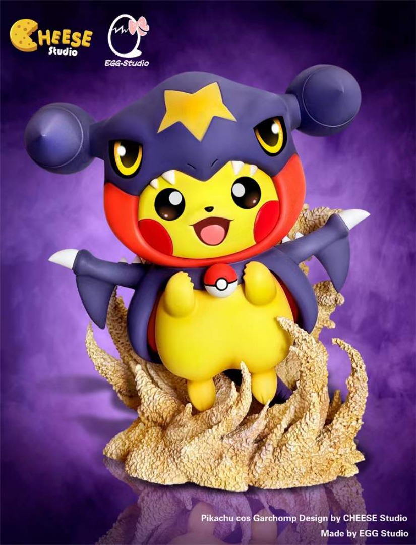 【PRE-ORDER】 Cheese Studio x Egg Studio - Pika-Garchomp Pokemon Resin ...