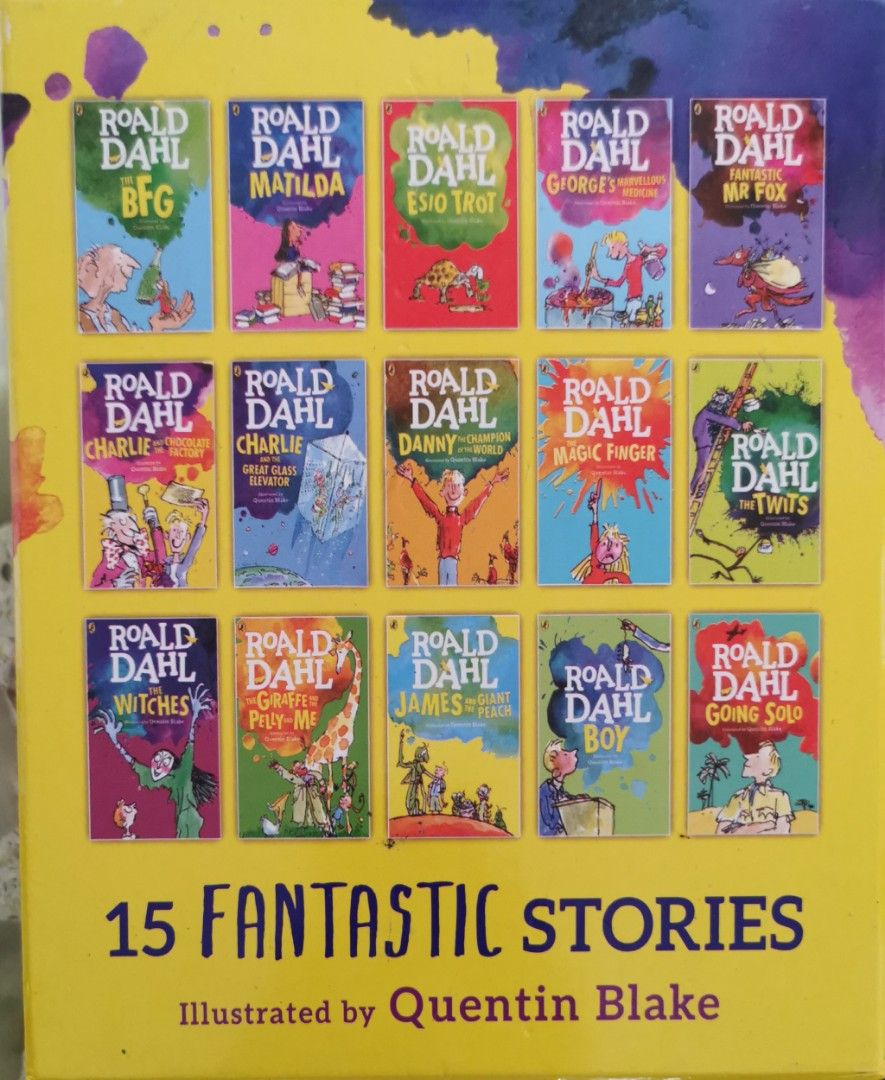 Roald Dahl Collection, Hobbies & Toys, Books & Magazines, Children's Books on Carousell