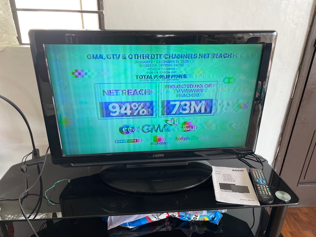 RUSH SALE : SANYO TV MODEL LCD-32K30, TV & Home Appliances, TV & Entertainment, TV on Carousell