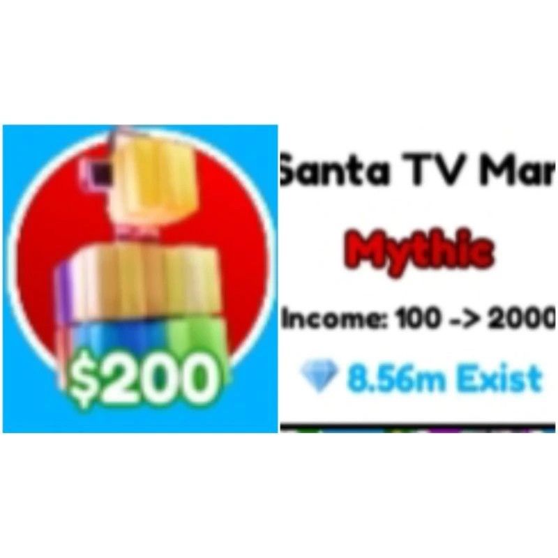 Santa tv man x2 ttd, Video Gaming, Gaming Accessories, In-Game Products ...