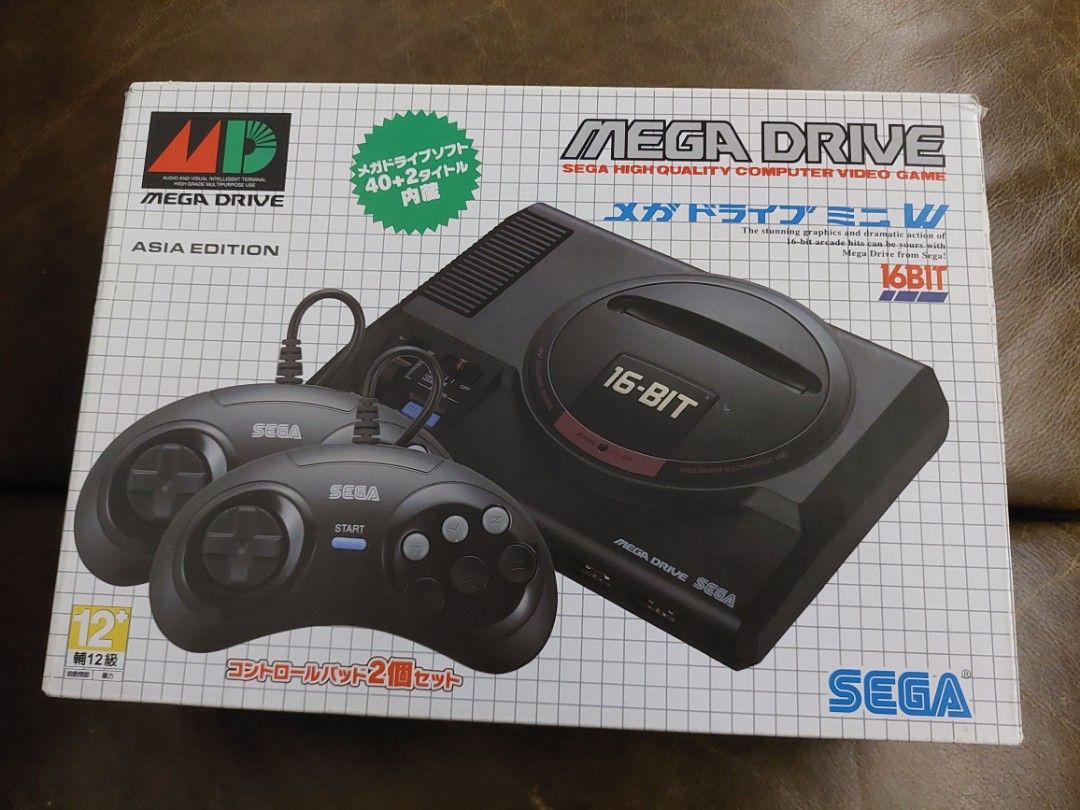 Sega 世家 Mega Drive 16 Bit Mini 內藏 42 Games 非任天堂 Nintendo, 電子遊戲, 電子遊戲機, 其他 - Carousell