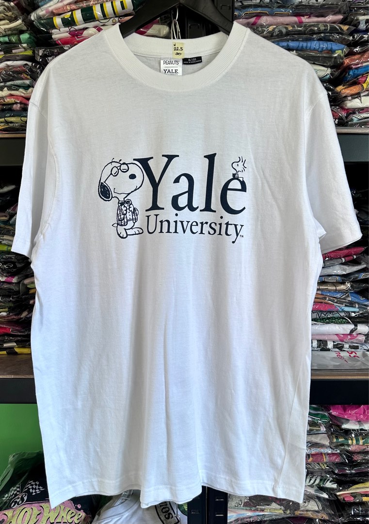 SNOOPY YALE UNIV Shirt, Men's Fashion, Tops & Sets, Tshirts & Polo ...