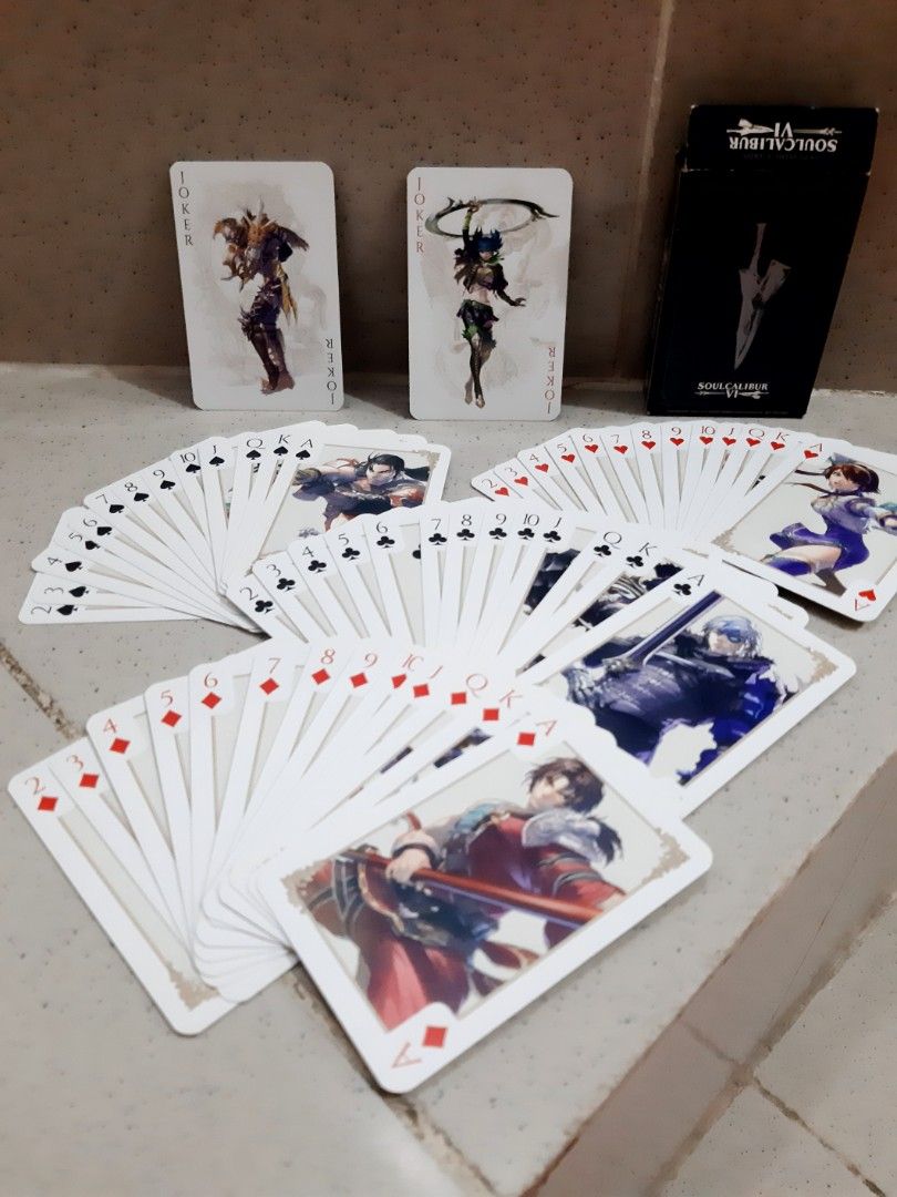 Soul Calibur IV Playing Cards, Hobbies & Toys, Toys & Games on Carousell