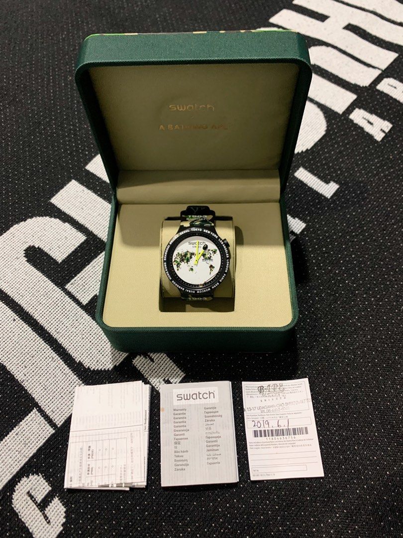 Swatch X Bathing Ape, Men's Fashion, Watches & Accessories, Watches on ...