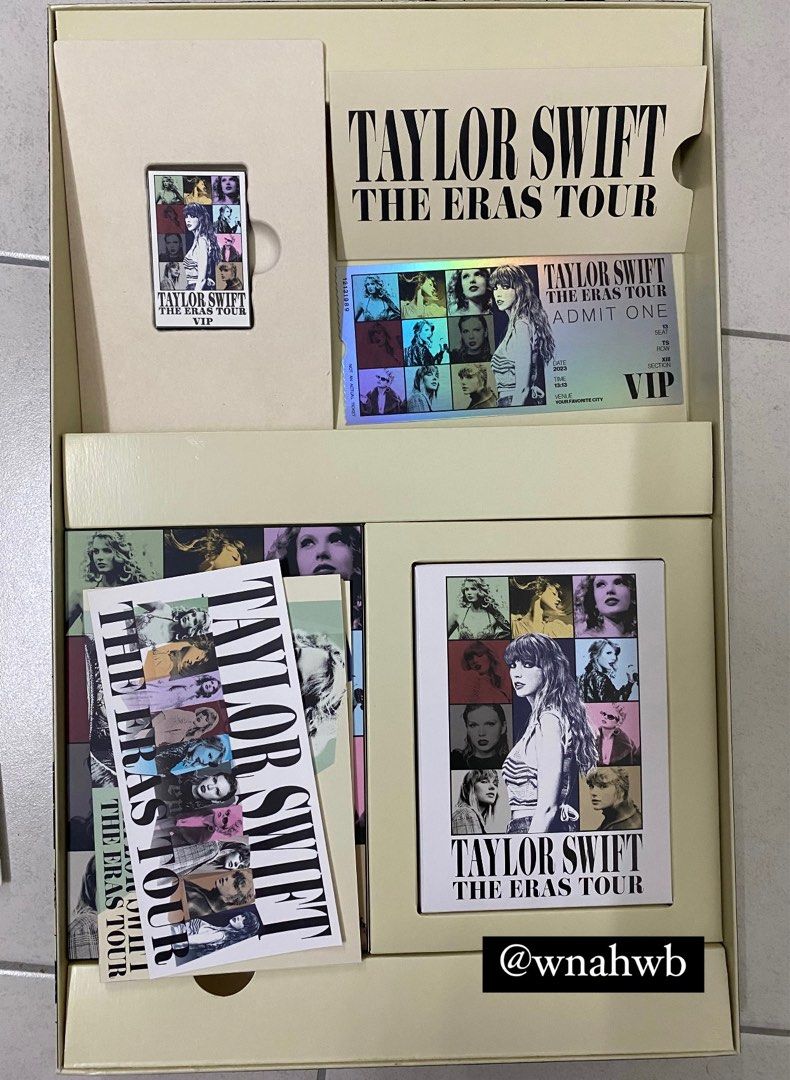 Taylor Swift Eras Tour VIP Merchandise, Hobbies & Toys, Collectibles ...