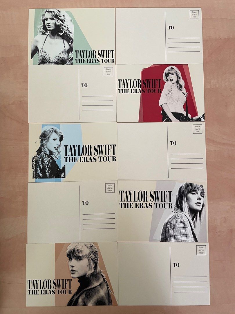 Taylor Swift The Eras Tour VIP merch Postcards, Hobbies & Toys, Books ...