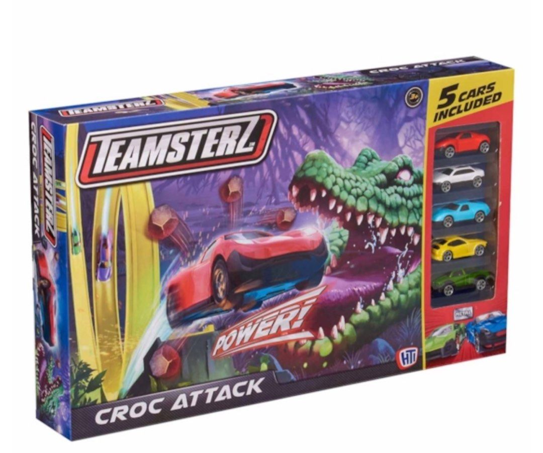 Teamster Crocs Attack with 5 cars, Hobbies & Toys, Toys & Games on ...