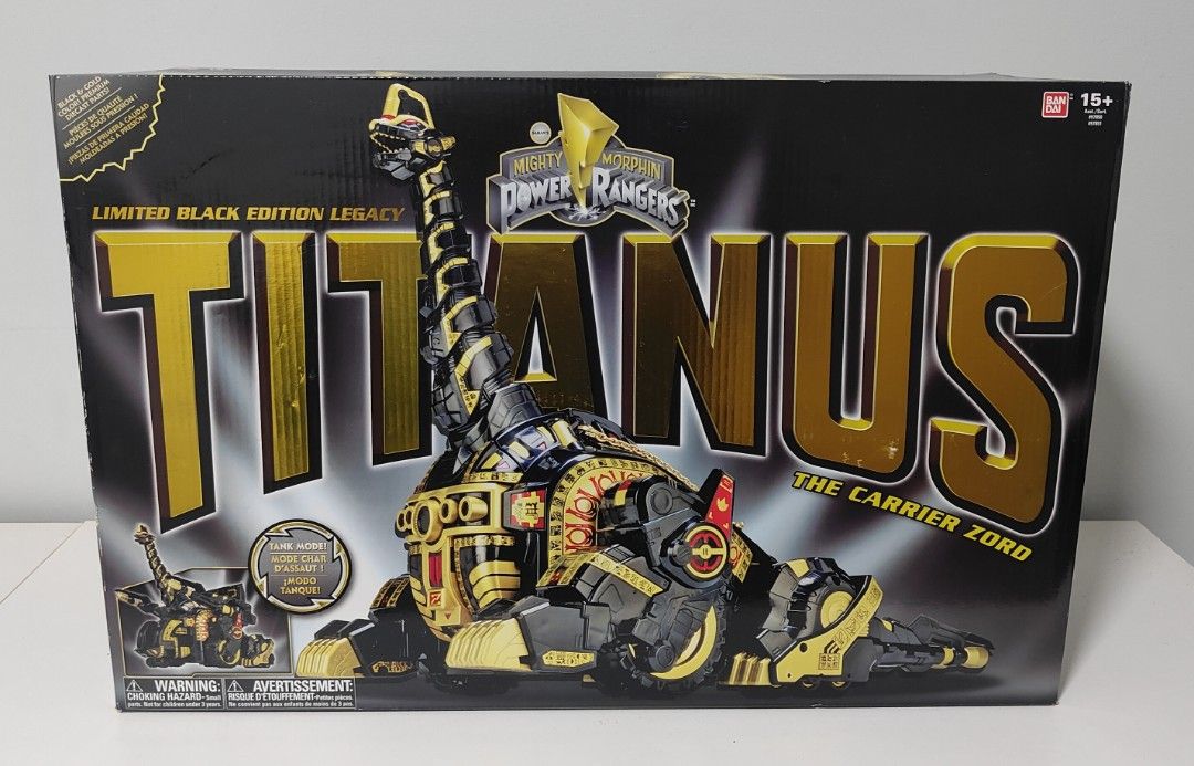Power Ranger Titanus Legacy Zord Black Edition, Hobbies & Toys, Toys ...