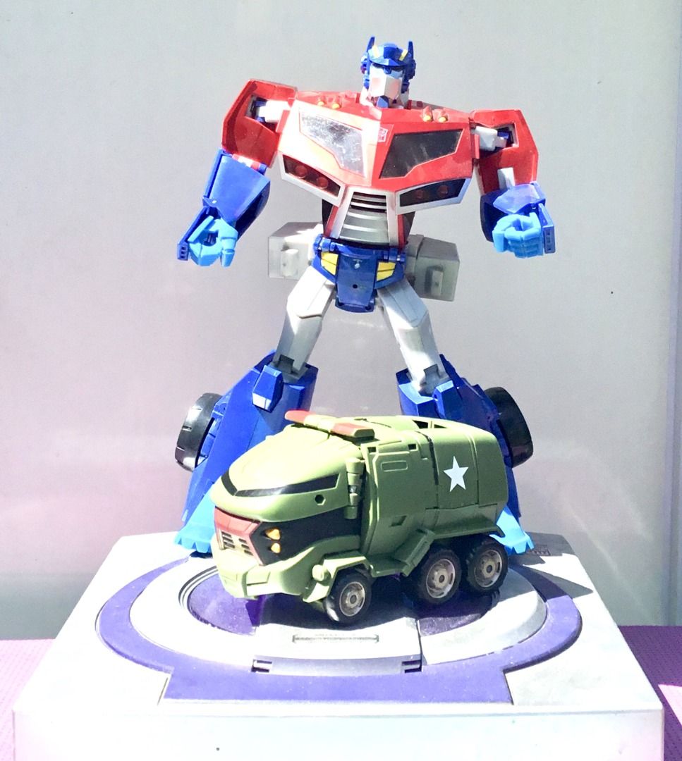 Transformers Animated Series SUPREME Class Optimus Prime and Bulkhead ...