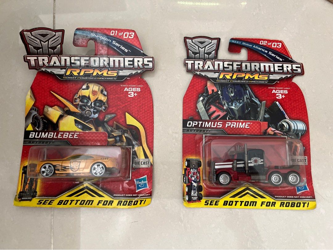 Transformers RPMs Optimus Prime & Bumblebee, Hobbies & Toys, Toys ...