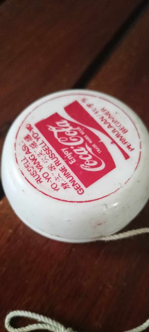 Vintage YOYO COKE- RED & WHITE YOYO- AUTHENTIC VINTAGE, Hobbies & Toys ...