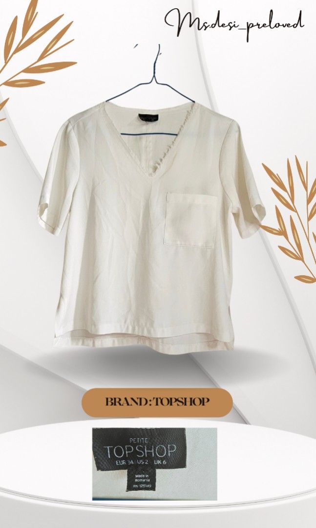 White Shirt Kemeja Putih Brand Zara Executive Uniqlo dll Preloved, Fesyen Wanita, Pakaian Wanita ...