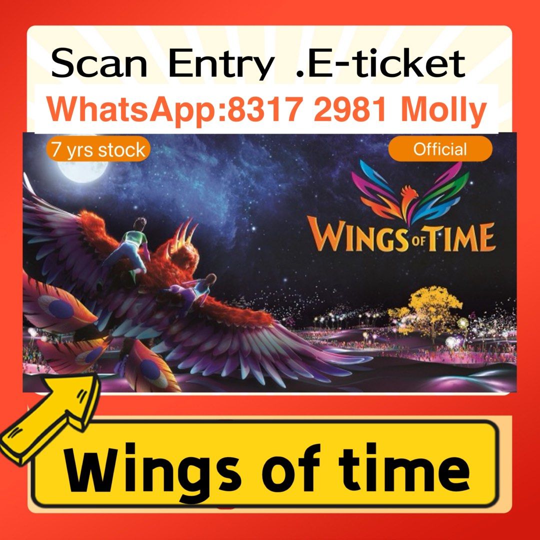 Wings of time Sentosa sea aqurium uss zoo, Tickets & Vouchers, Local ...