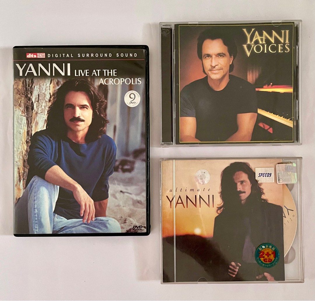 YANNI DVD and CD (3 pieces), Hobbies & Toys, Music & Media, CDs & DVDs on Carousell