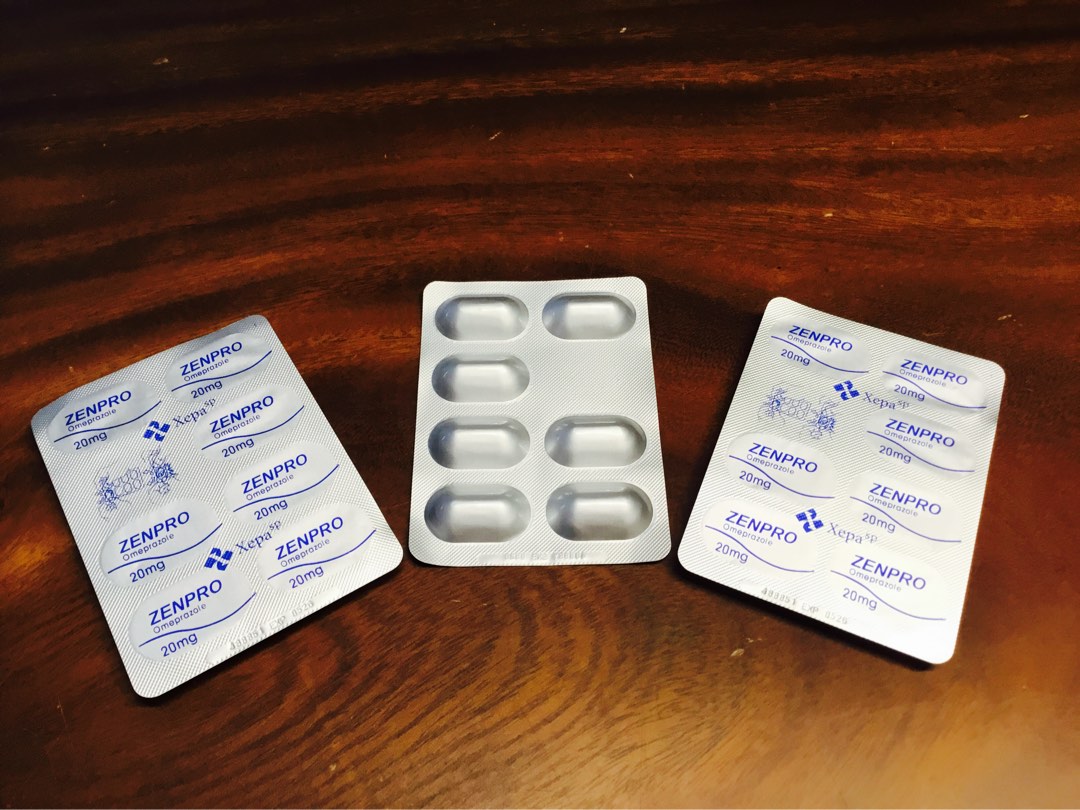 Zenpro Omeprozole 20mg Capsule Tablets for Gastric Discomfort, Health ...