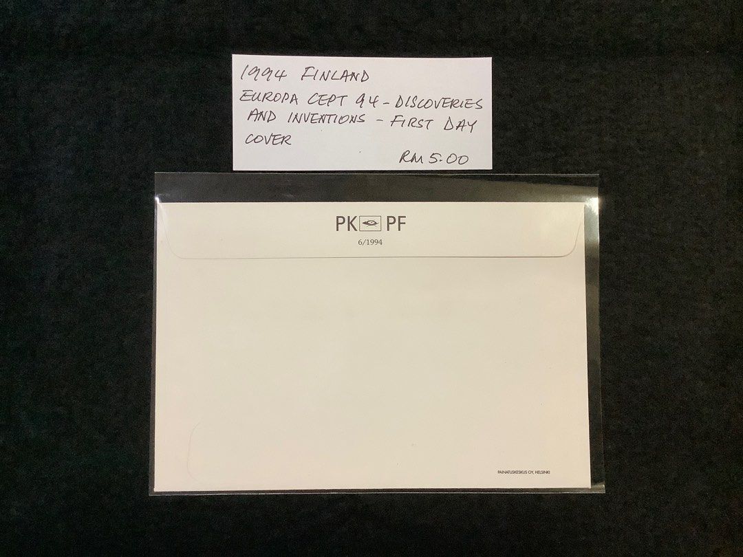 1994 Finland Europa Cept 94-Discoveries & Inventions First Day Cover ...