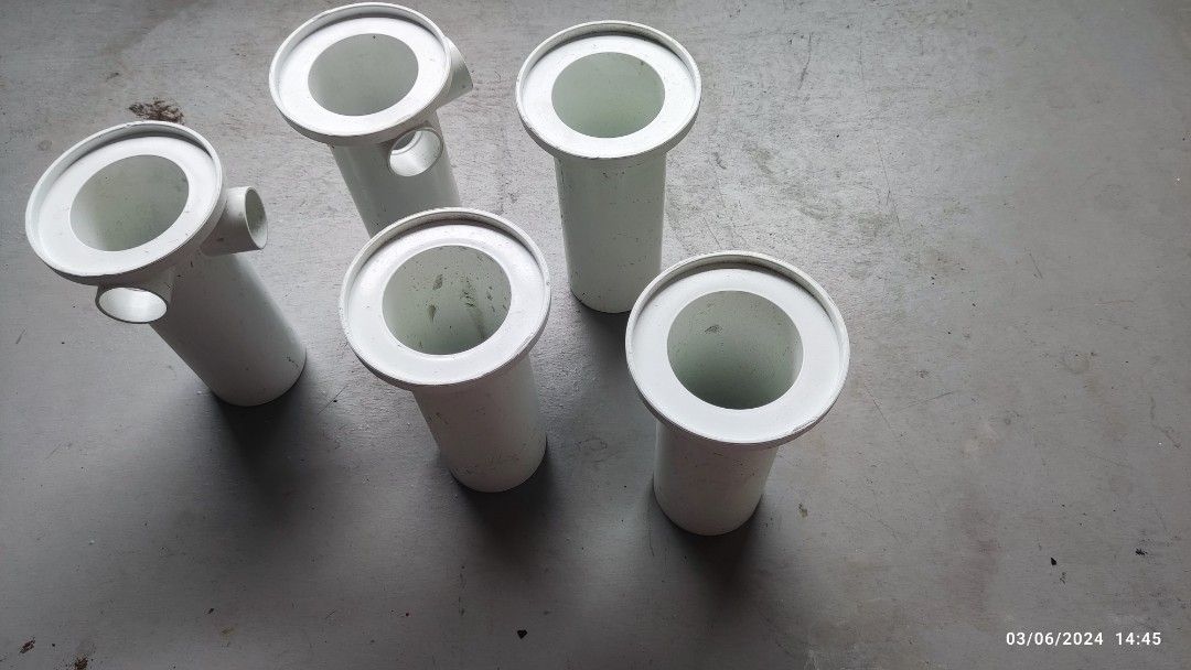 4" Floor Trap Grating Adaptor (uPVC) ( 2 design types) on Carousell