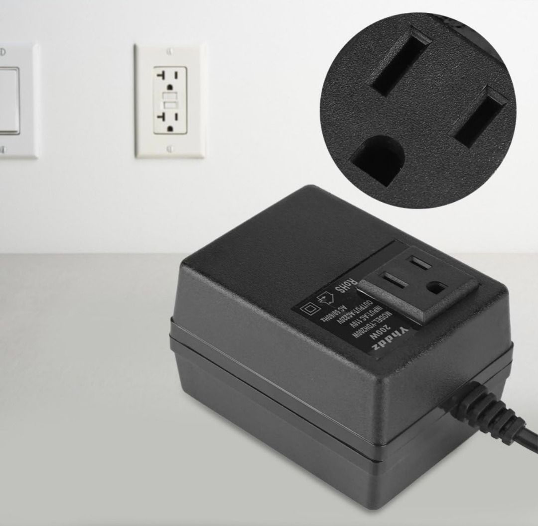 AC to AC Step down transformer 220V input to 110V output 200 watts ...