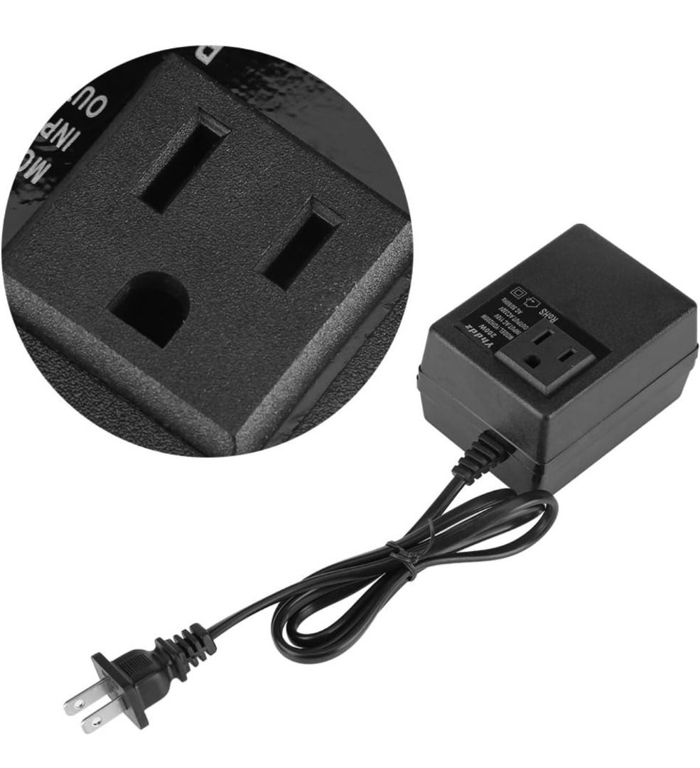 AC to AC Step down transformer 220V input to 110V output 200 watts ...