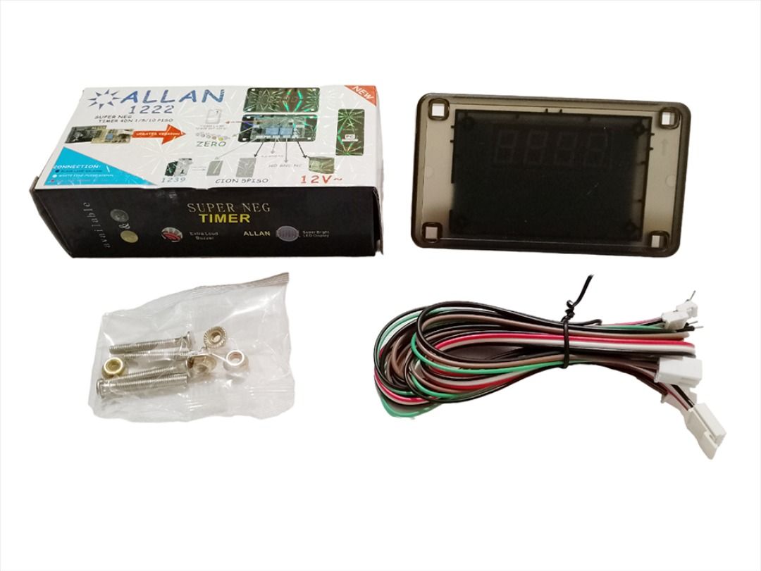 ALLAN TIMER 1222 4-DIGIT NEW VERSION, SUPPORT 1/5/10 for PISONET VENDO ...