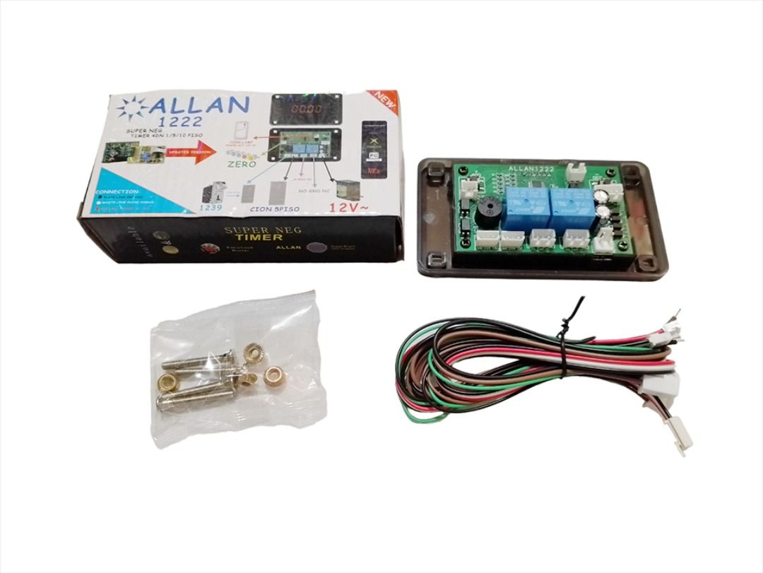 ALLAN TIMER 1222 4-DIGIT NEW VERSION, SUPPORT 1/5/10 for PISONET VENDO ...