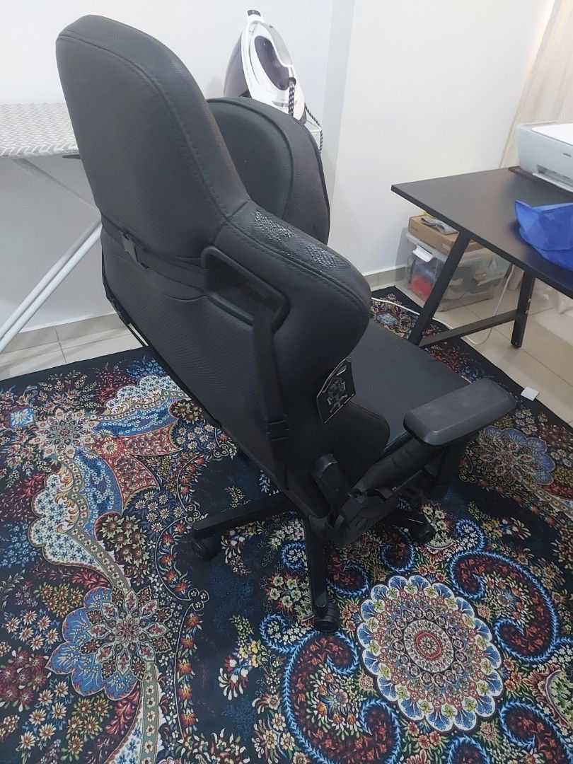 Andaseat dark knight XL gaming chair, Furniture & Home Living ...