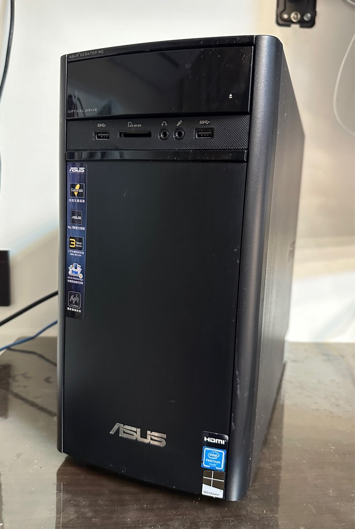 ASUS 桌上型電腦 文書機電腦 雙核心電腦 二手文書主機 桌上型電腦 二手電腦 （只能看網頁沒辦法玩遊戲）, 電腦及科技產品, 桌上電腦或 ...