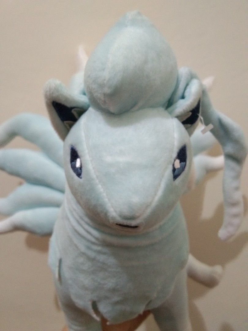 Big Pokemon Alolan Ninetales Alola Ninetails Nine Tailed Ice Fox Plush ...