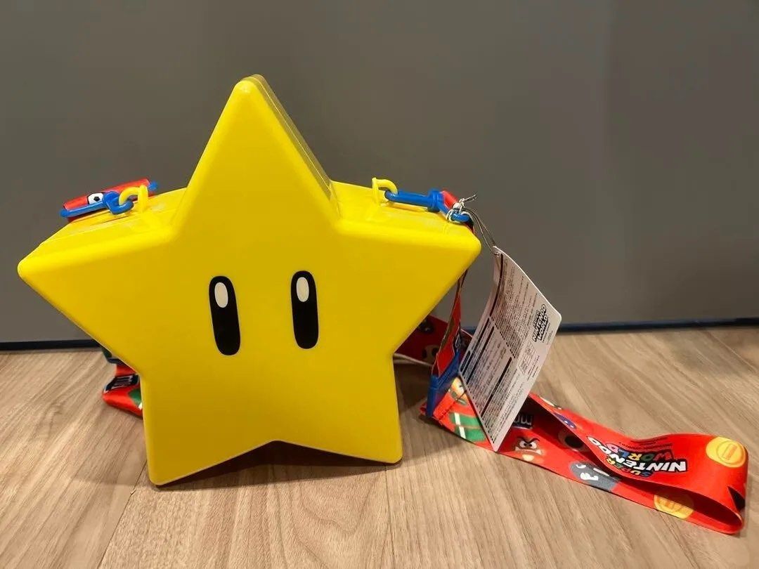BNWT USJ Mario Star Popcorn Bucket Super Nintendo World LED Light From ...