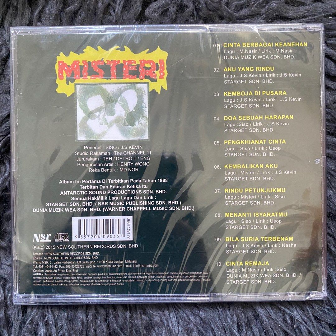 CD MISTERI ROCK, Hobbies & Toys, Music & Media, CDs & DVDs on Carousell