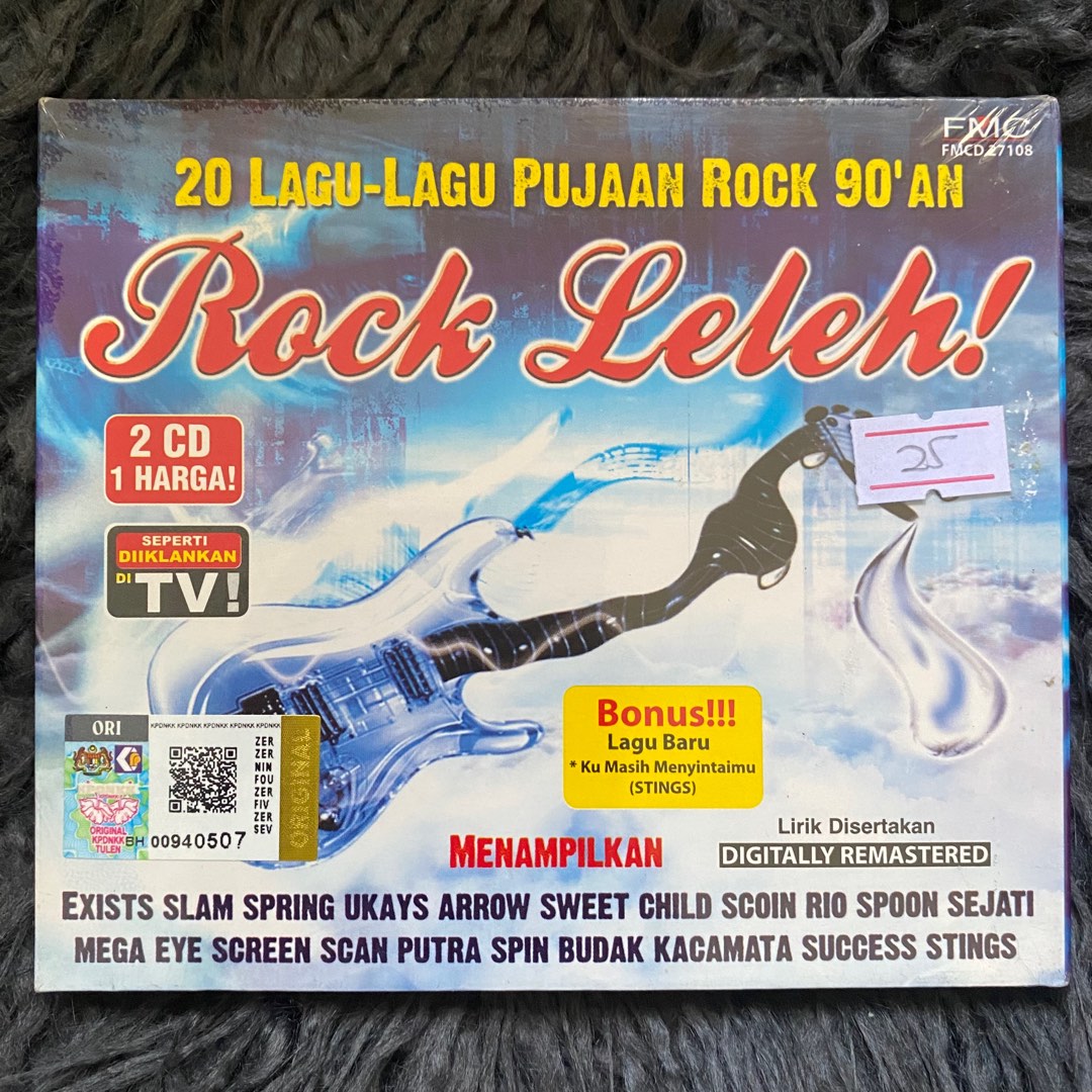 CD ROCK LELEH (Ukays,Spoon,Spin), Hobbies & Toys, Music & Media, CDs ...