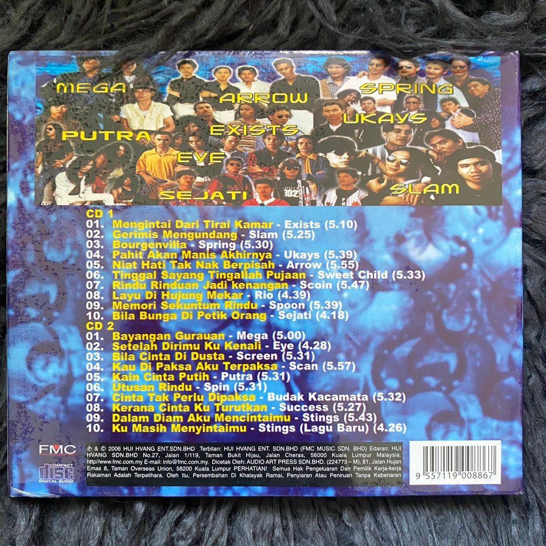 CD ROCK LELEH (Ukays,Spoon,Spin), Hobbies & Toys, Music & Media, CDs ...